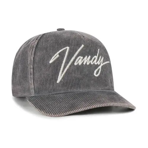 '47 Vanderbilt Commodores Reclaim Snow Wash Corduroy Hitch Adjustable Hat - Gray