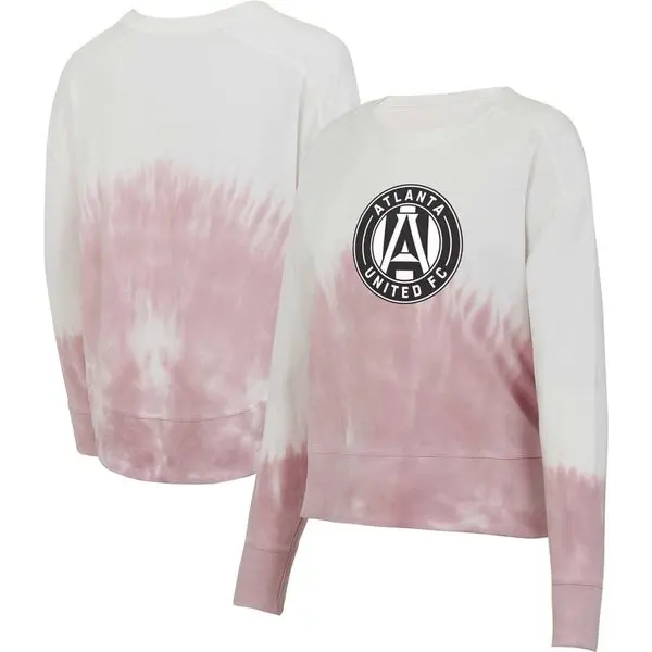 CONCEPTS SPORT White Atlanta United Fc Orchard Tie-dye Long Sleeve T-shirt - Pink