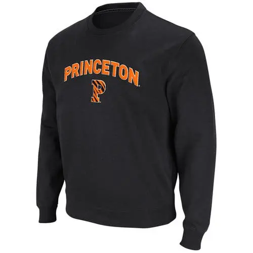 COLOSSEUM Princeton Tigers Arch & Logo Tackle Twill Pullover Sweatshirt