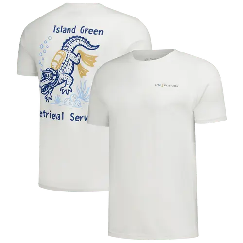 FLOMOTION The Players "the Players 17th Hole Retrieval Service" T-shirt - Cream