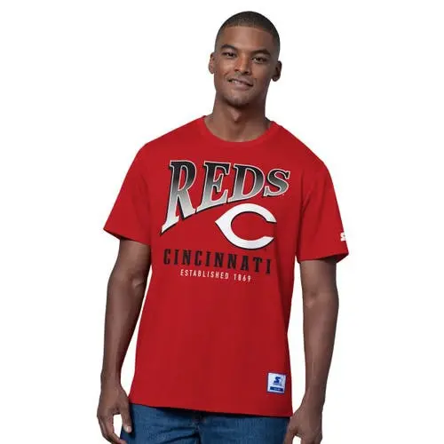STARTER Heather Gray Cincinnati S Two-pack T-shirt Set