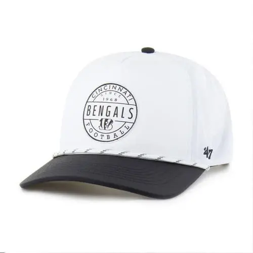 '47 Black Cincinnati Bengals Suburbia Hitch Two-tone Adjustable Hat