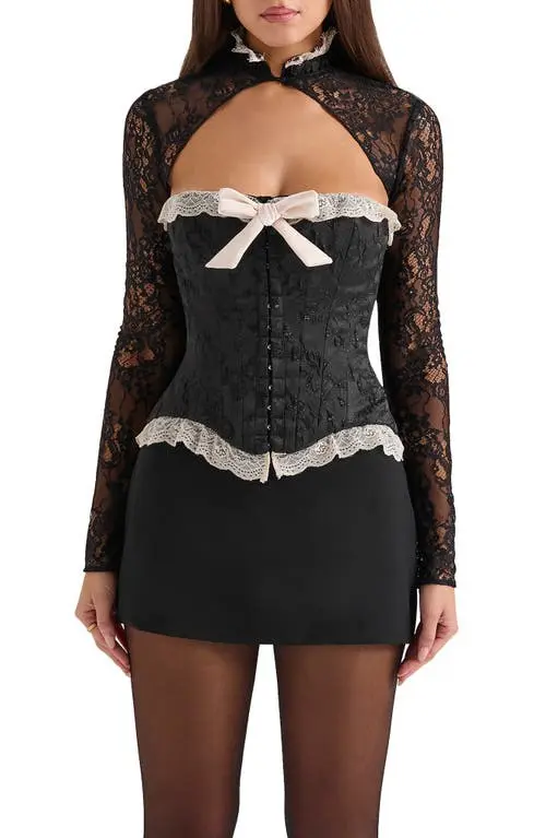 House Of Cb Perdita Corset Top & Bolero Set