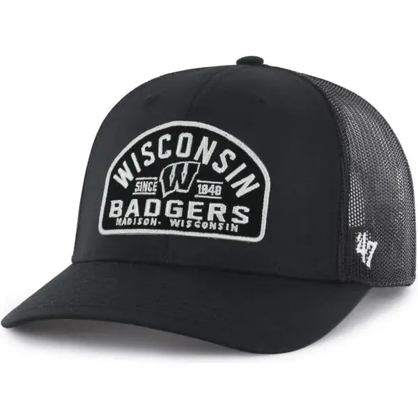 '47 Wisconsin Badgers Leland Trucker Adjustable Hat