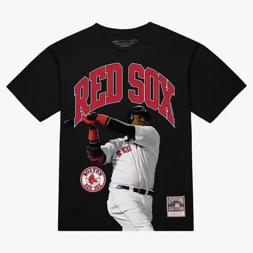 Mitchell & Ness David Ortiz Boston Red Sox Photo Arch Player Graphic T-shirt - Black