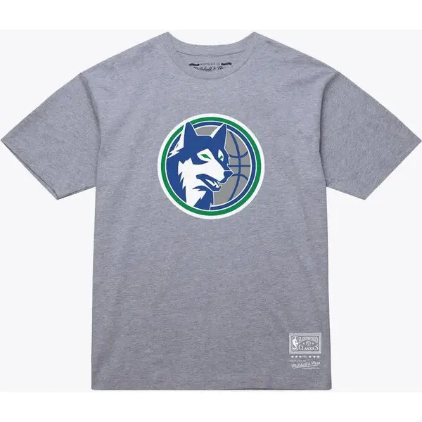 Mitchell & Ness Minnesota Timberwolves Hardwood Classics Arch T-shirt - Heather Gray