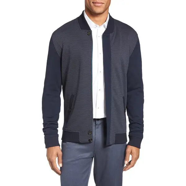 Ted Baker London Toste' Colorblock Full Zip Jacket