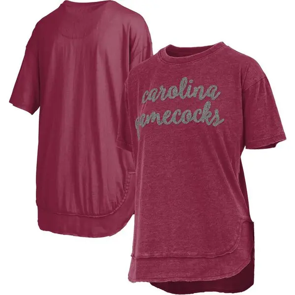 PRESSBOX South Carolina Gamecocks Poncho T-shirt By - Garnet