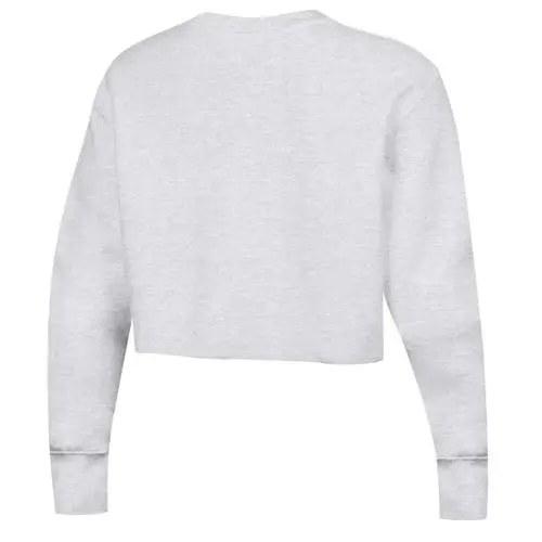Champion Michigan Wolverines Reverse Weave Cropped Pullover Sweatshirt