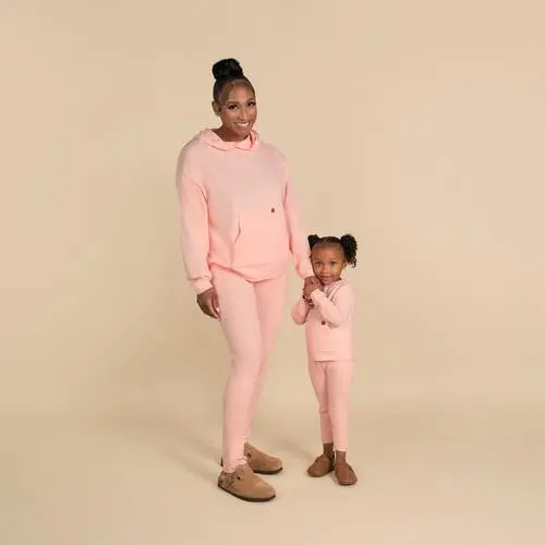 MODERN MOMENTS™ BY GERBER Mommy And Me Hooded Top And Leggings Set - Pink