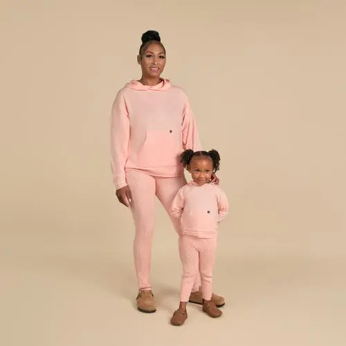 MODERN MOMENTS™ BY GERBER Mommy And Me Hooded Top And Leggings Set - Pink