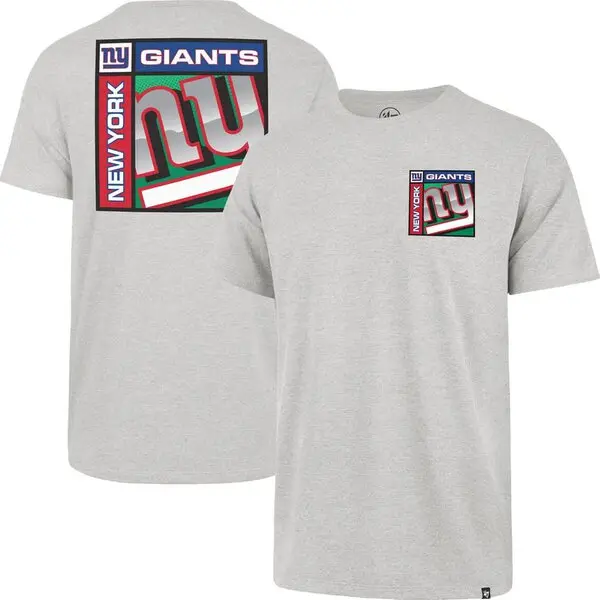 '47 New York Giants Chrome Plate Franklin T-shirt - Gray