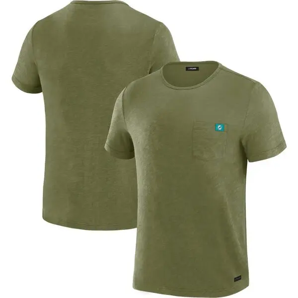 J. PALMER Miami Dolphins In-the-pocket T-shirt