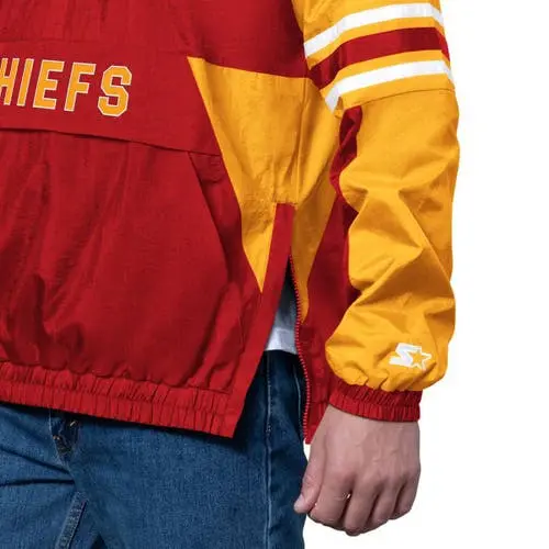STARTER Kansas City Chiefs Prospect Half-zip Pullover