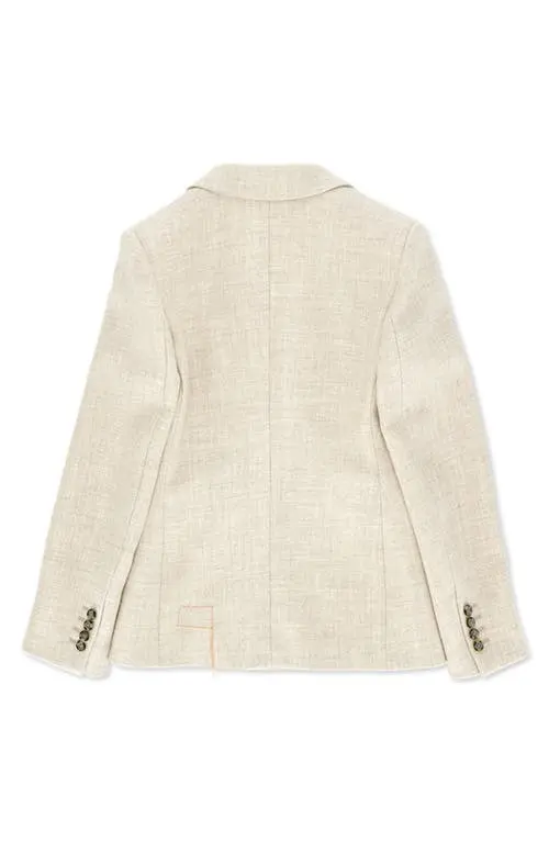 FORTELA Linen Double-breasted Suit
