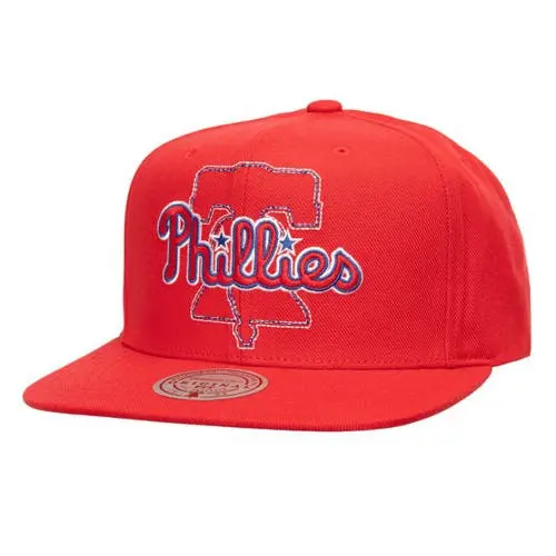 Mitchell & Ness Philadelphia Phillies Double Up Snapback Hat