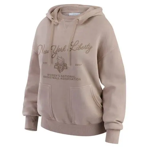 WEAR BY ERIN ANDREWS New York Liberty Washed Pullover Crewneck