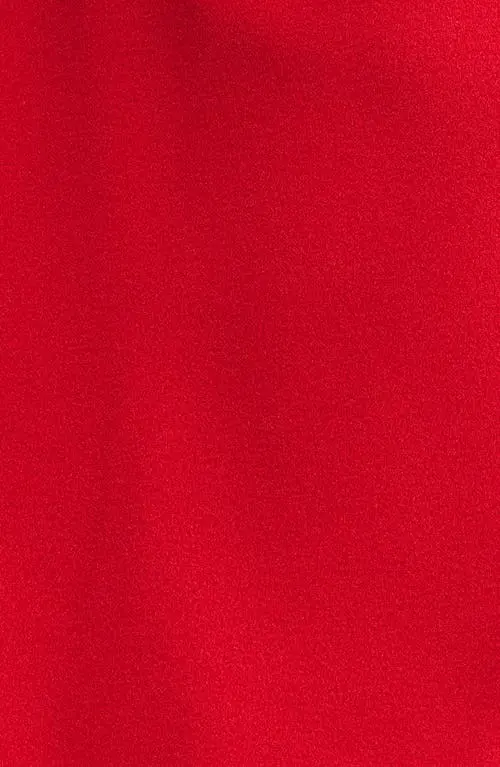 TAHARI ASL Peak Lapel Belted Blazer And Pants Set - Red
