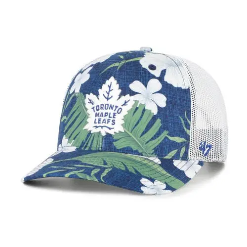 '47 White Toronto Maple Leafs Beach Side Adjustable Trucker Hat
