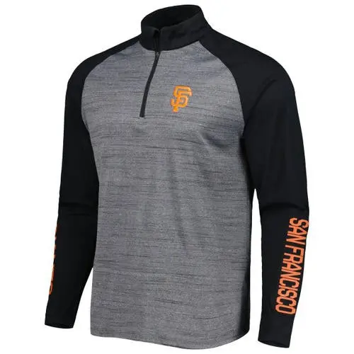 LEVELWEAR San Francisco Giants Vandal Raglan Quarter-zip Top