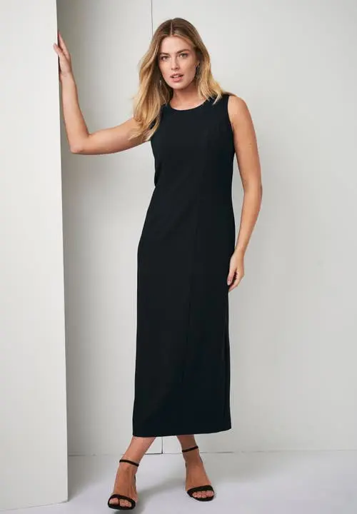 JESSICA LONDON Maxi Jacket Dress Set - Black Houndstooth