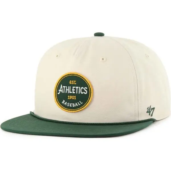 '47 47 Athletics Payson Captain Adjustable Baseball Cap - Cream