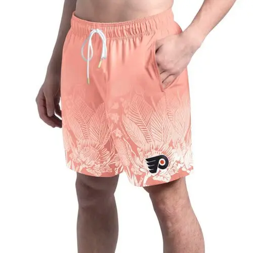 MARGARITAVILLE Philadelphia Flyers Lagoon Fiesta Swim Short - Pink
