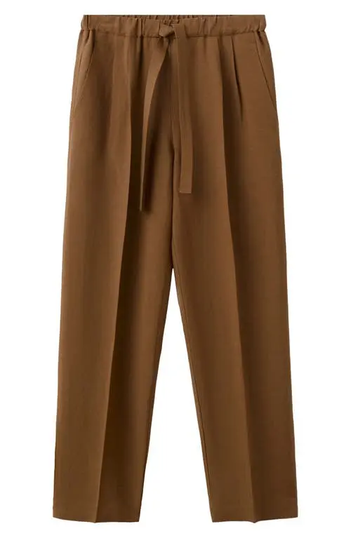 Mango Drawstring Straight Leg Pants