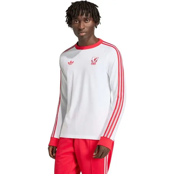 ADIDAS ORIGINALS Liverpool Culturewear Long Sleeve T-shirt - White