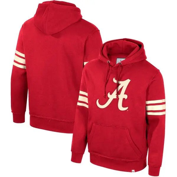 COLOSSEUM Alabama Tide Saluting Pullover Hoodie