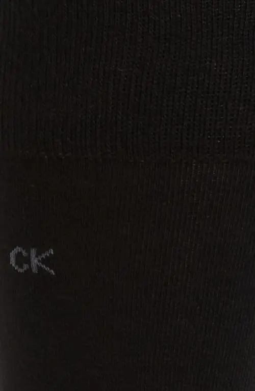 Calvin Klein Assorted Crew Socks 3 Pack - Black