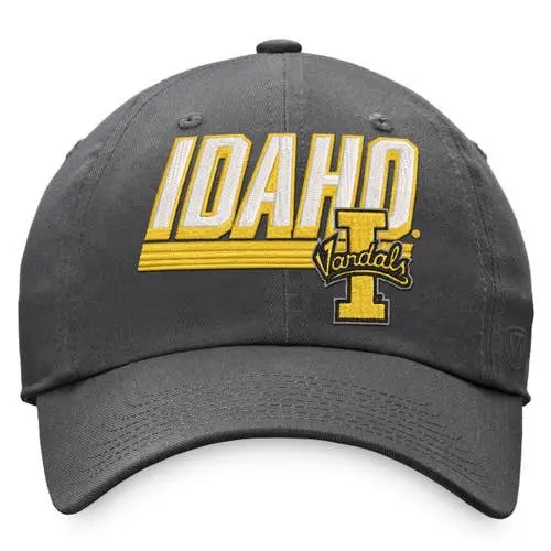 Top Of The World Idaho Vandals Slice Adjustable Cap - Charcoal