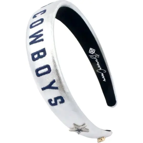 BRIANNA CANNON Dallas Cowboys Embroidered Headband