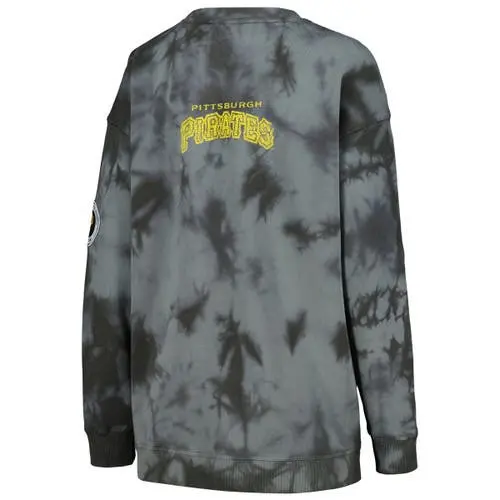 THE WILD COLLECTIVE Pittsburgh Pirates Overdyed Pullover Sweatshirt