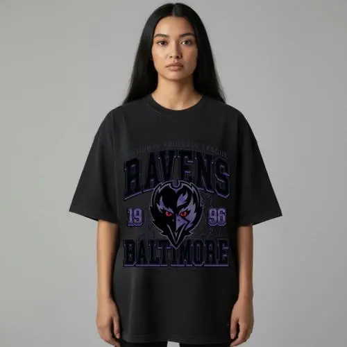 THE WILD COLLECTIVE Baltimore Ravens Graphic T-shirt