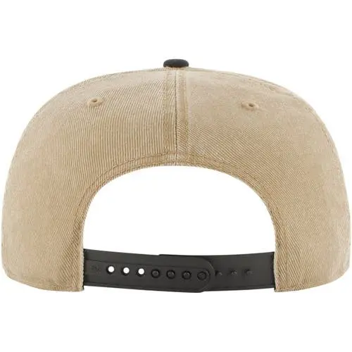 '47 Black Brooklyn Nets Chilmark Captain Snapback Hat