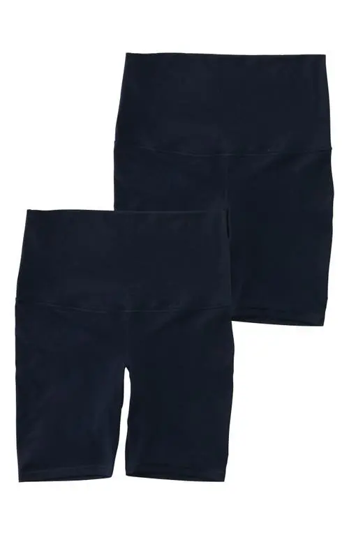 Ingrid & Isabel® 2-pack Maternity Bike Shorts - Black