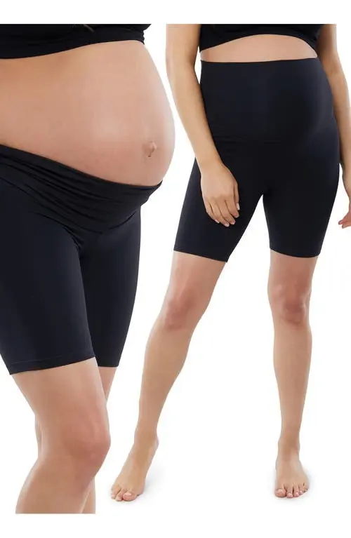 Ingrid & Isabel® 2-pack Maternity Bike Shorts