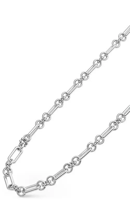 Lagos Sterling Petite Caviar Link Necklace