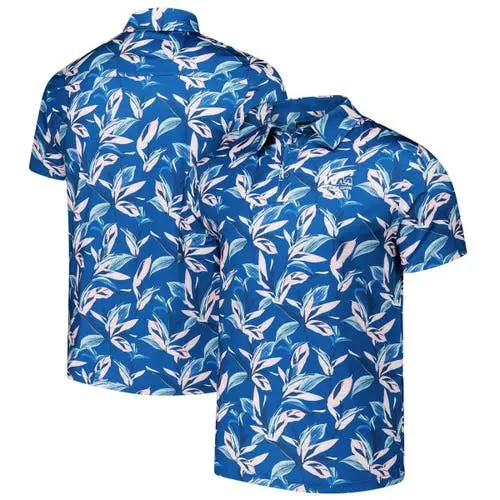 FLOMOTION Wm Phoenix Open Birds Of Paradise Polo - Navy