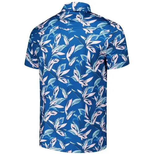 FLOMOTION Wm Phoenix Open Birds Of Paradise Polo - Navy