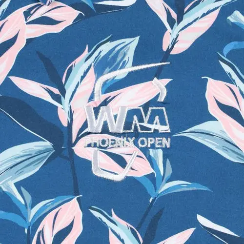 FLOMOTION Wm Phoenix Open Birds Of Paradise Polo - Navy