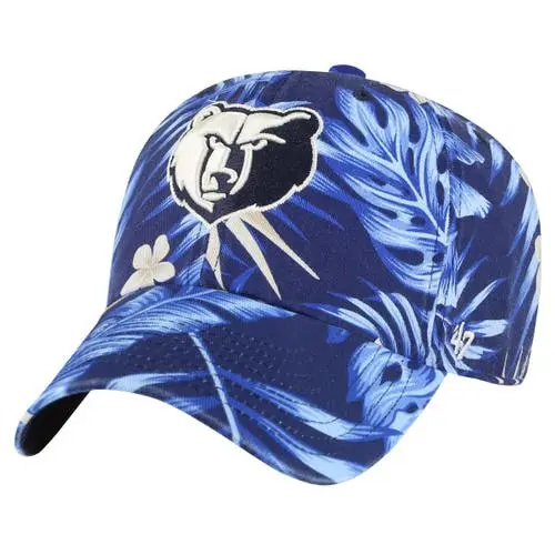 '47 47 Memphis Grizzlies Tropicalia Floral Baseball Cap - Navy