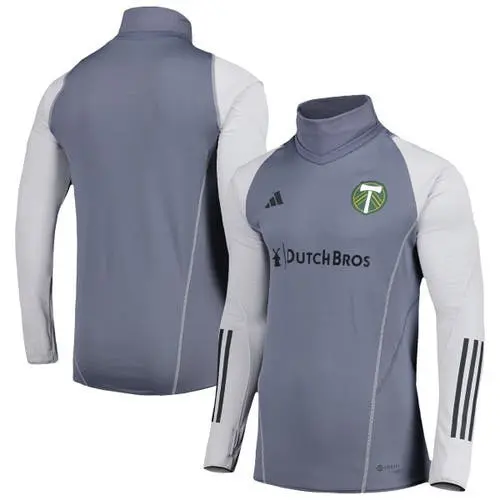 Adidas Portland Timbers Cold.rdy Warm Raglan Top - Gray
