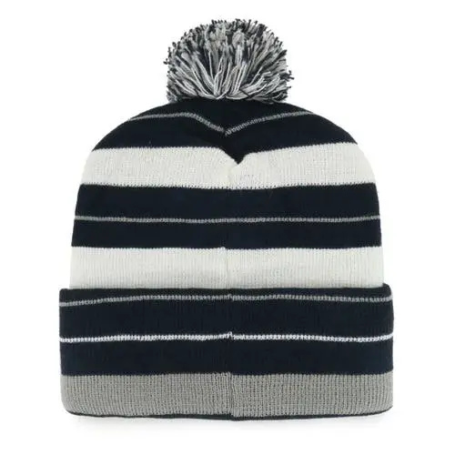 '47 Dallas Cowboys Powerline Cuffed Knit Hat With Pom - Navy