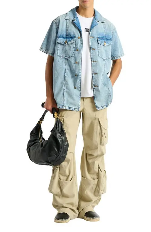 Balmain Light Denim Shirt