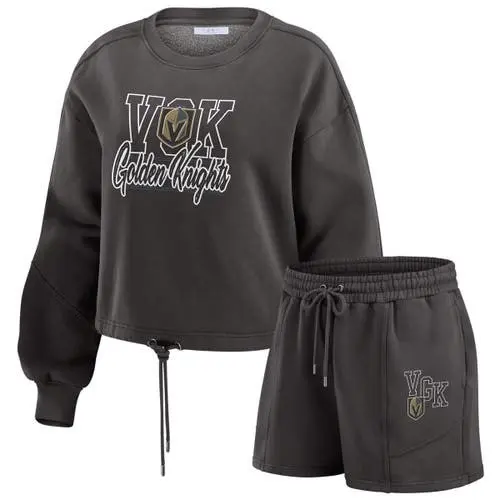 WEAR BY ERIN ANDREWS Vegas Golden Knights Lounge Set - Black