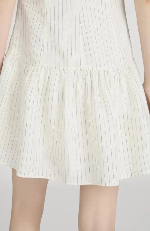 FRAME The Vista Stripe Linen Day Dress