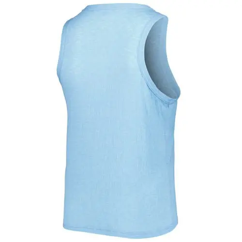 SOFT AS A GRAPE Los Angeles Dodgers High Neck Tri-blend Tank Top