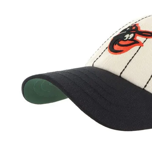 '47 X Rawlings /black Baltimore Orioles Pinstripe Clean Up Adjustable Hat